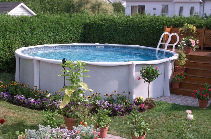 28 Creative Ideas For Landscaping Around Above Ground Pool
